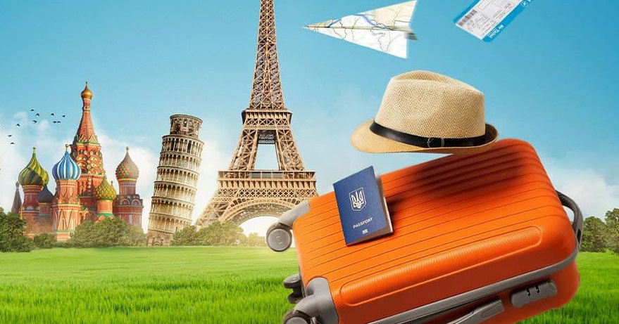 With a little suitcase in the big world